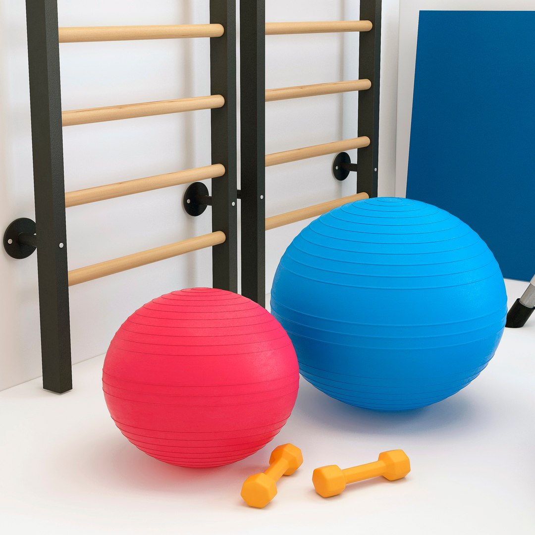 Gymnastics Equipment Sports Set 3D Model - TurboSquid 1369017