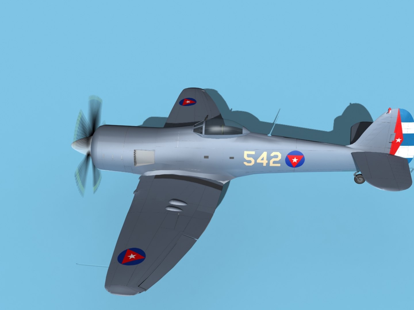 3D Model Propeller Hawker Sea Fury - TurboSquid 1489036