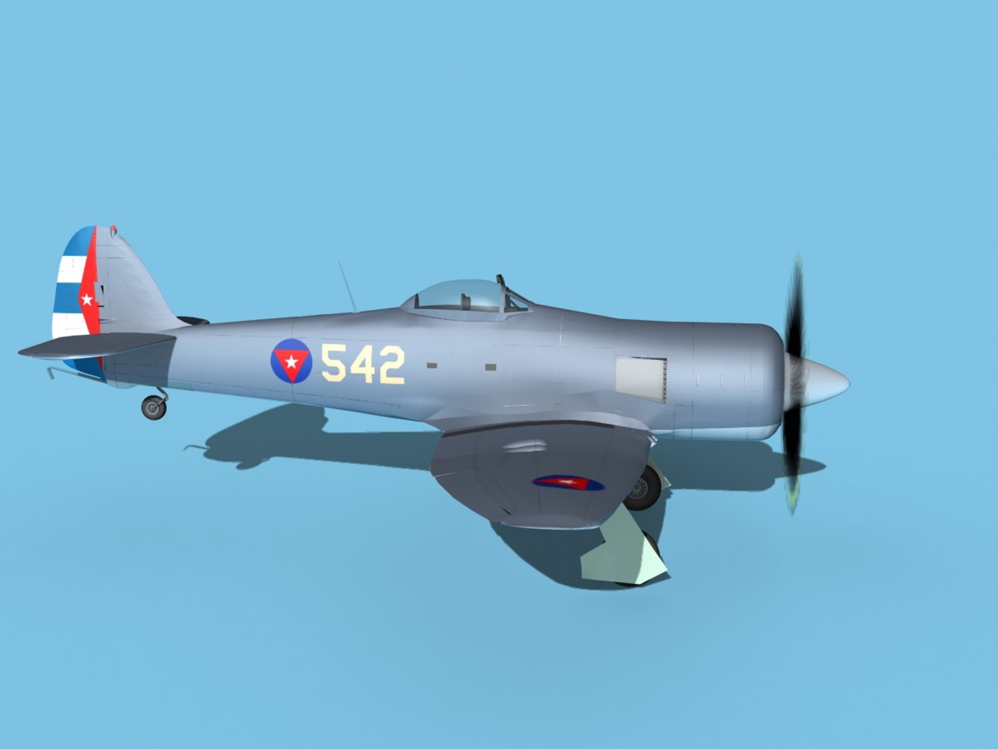 3D Model Propeller Hawker Sea Fury - TurboSquid 1489036