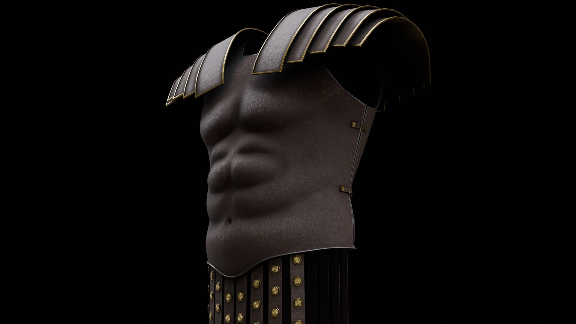 3D Leather Roman Chest 3D Model - TurboSquid 2236601