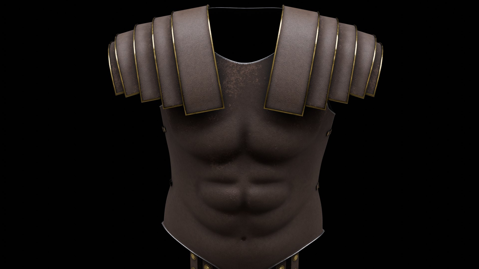 3D Leather Roman Chest 3D Model - TurboSquid 2236601