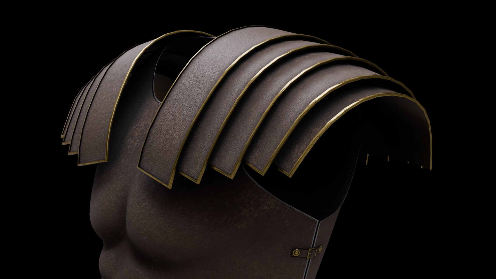 3D Leather Roman Chest 3D Model - TurboSquid 2236601