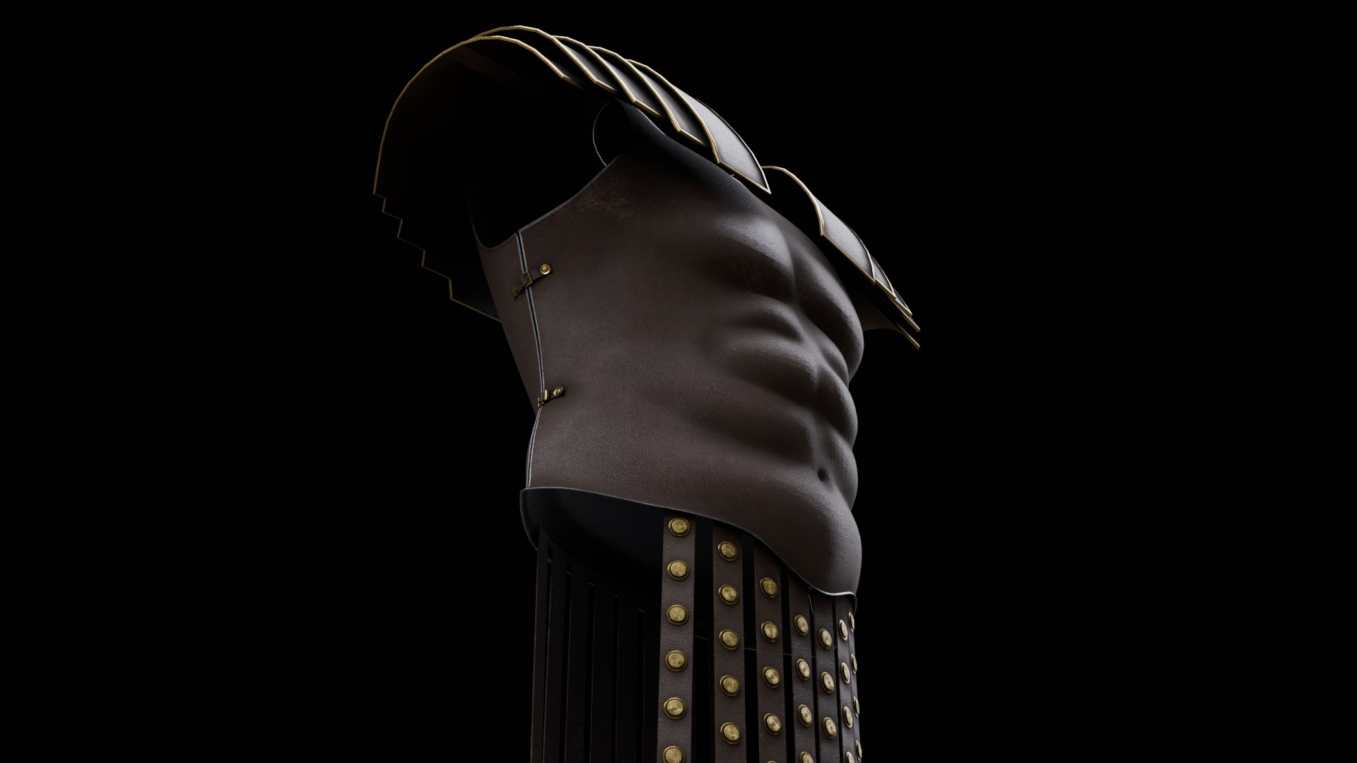 3D Leather Roman Chest 3D Model - TurboSquid 2236601