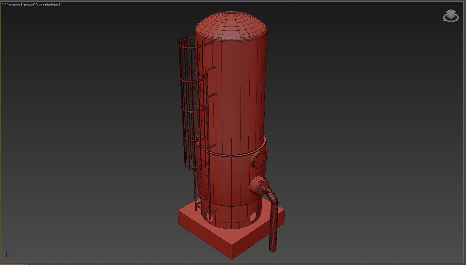3D Model Oil Storage Tank - TurboSquid 1732584