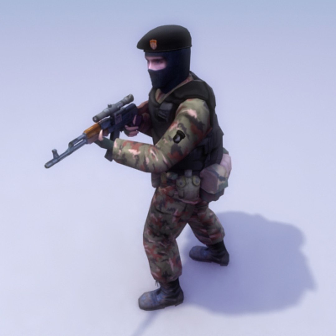 3ds max spetsnaz commando games