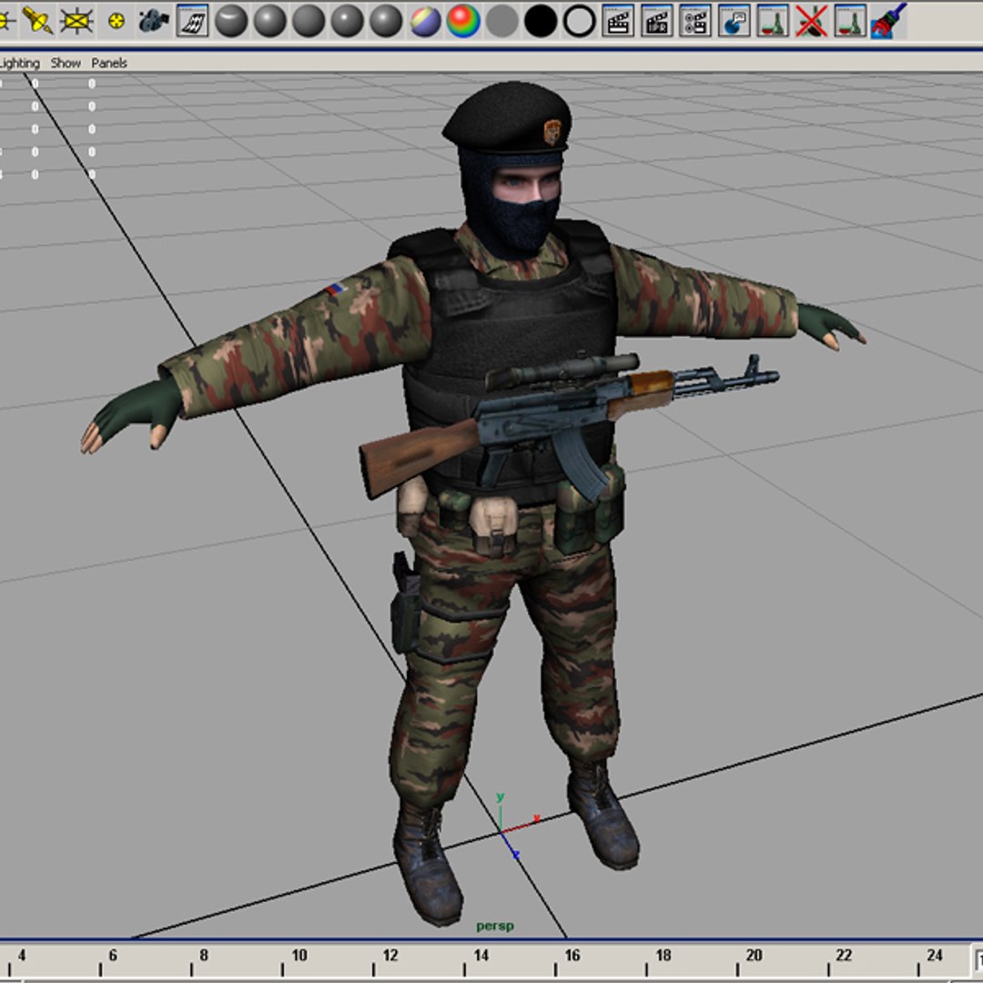 3ds max spetsnaz commando games