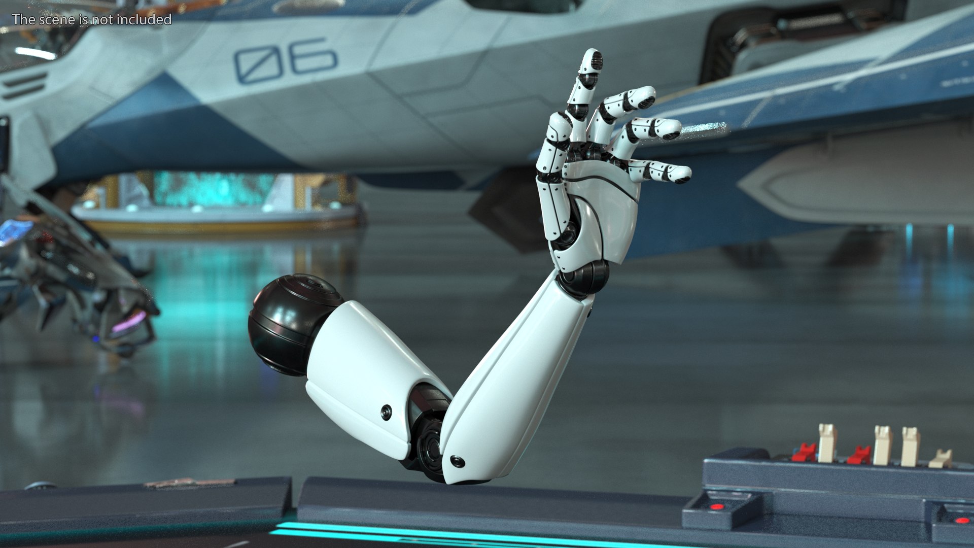 3D Cyborg Hand Rigged model - TurboSquid 2097570