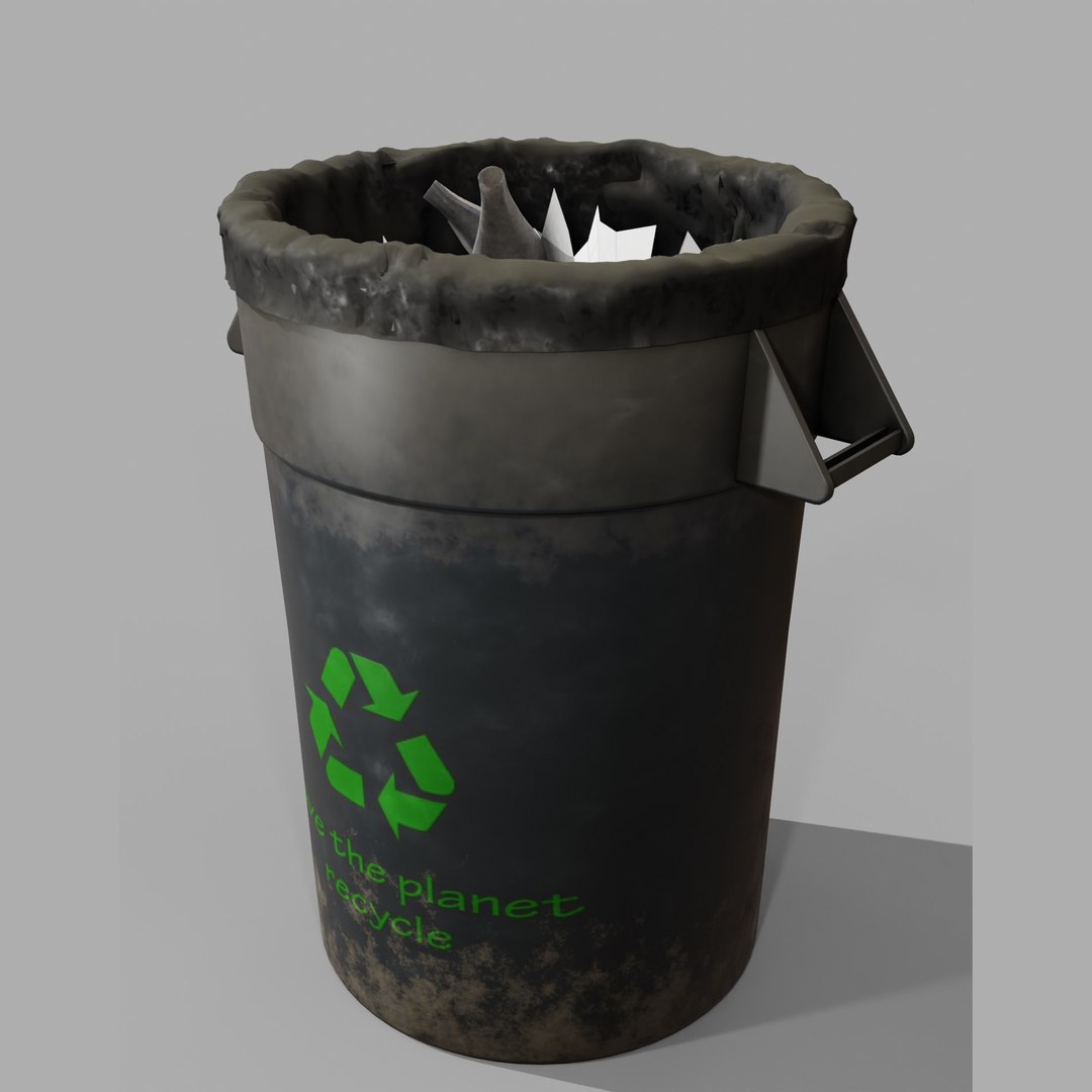 3D Recycle Bin - TurboSquid 1976529
