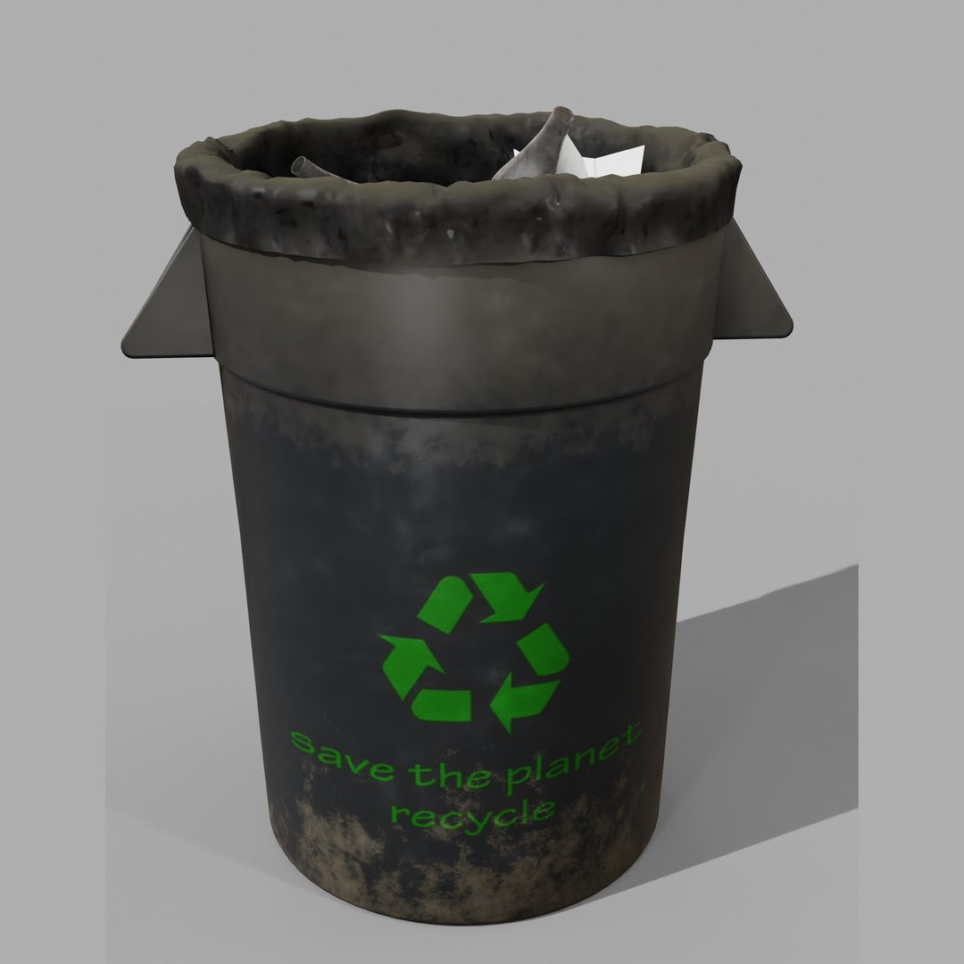 3D Recycle Bin - TurboSquid 1976529