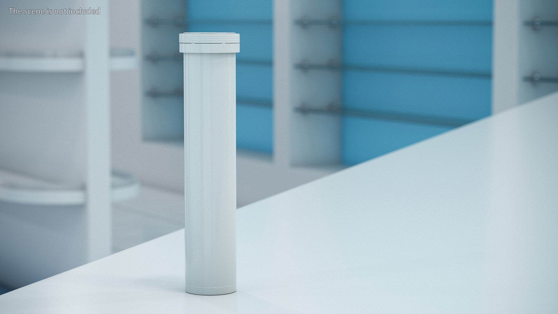 Tube Effervescent Packaging 25 Tabs Open 3D - TurboSquid 2211436