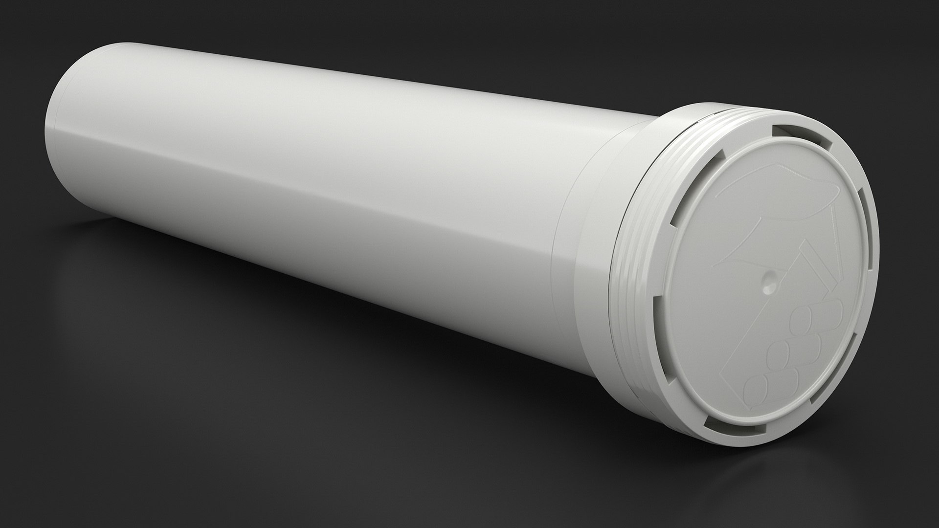 Tube Effervescent Packaging 25 Tabs Open 3D - TurboSquid 2211436