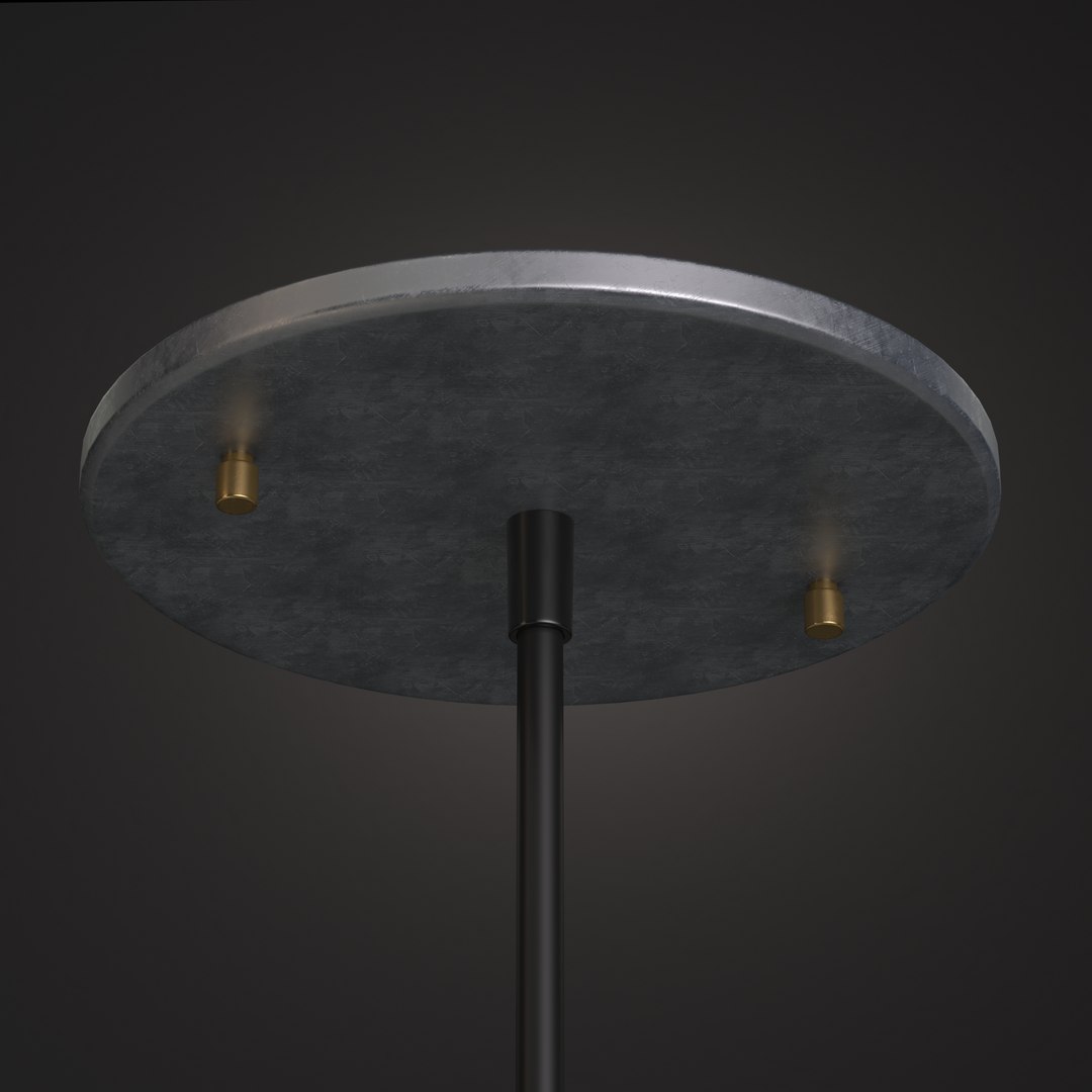 Industrial Cage Filament Pendant Light 3D Model - TurboSquid 1962699