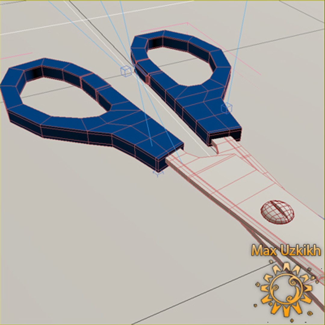 Free Scissors 3d Model