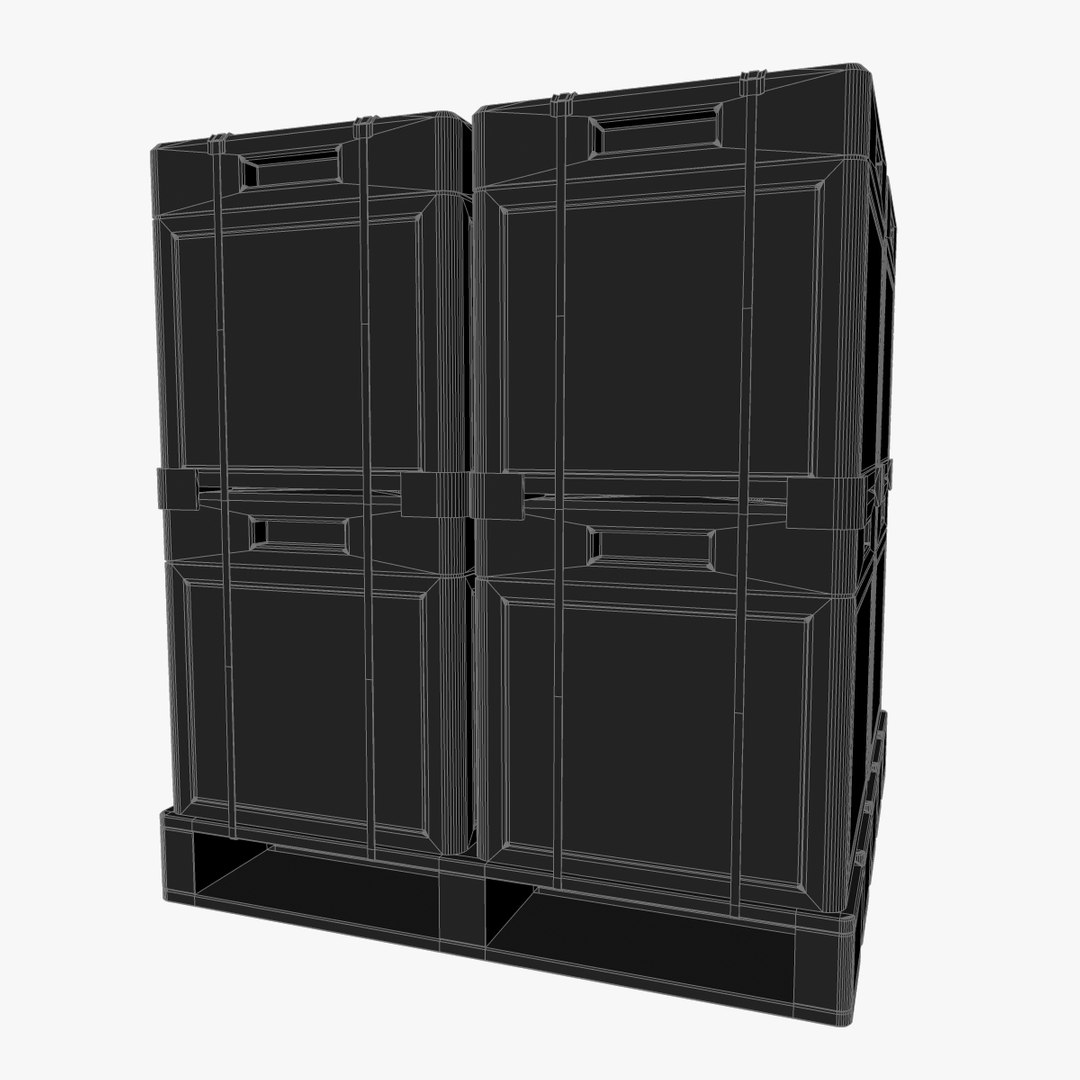 3d Pallet Metal Cases