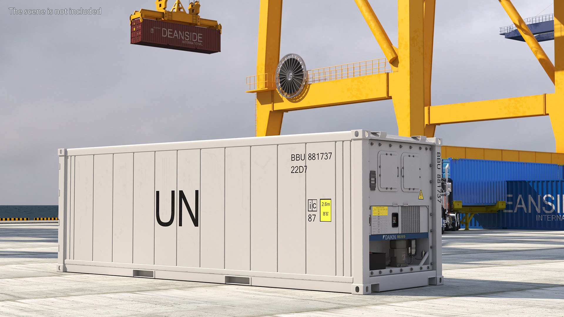 Refrigerated Sea Container 3D model - TurboSquid 2178962