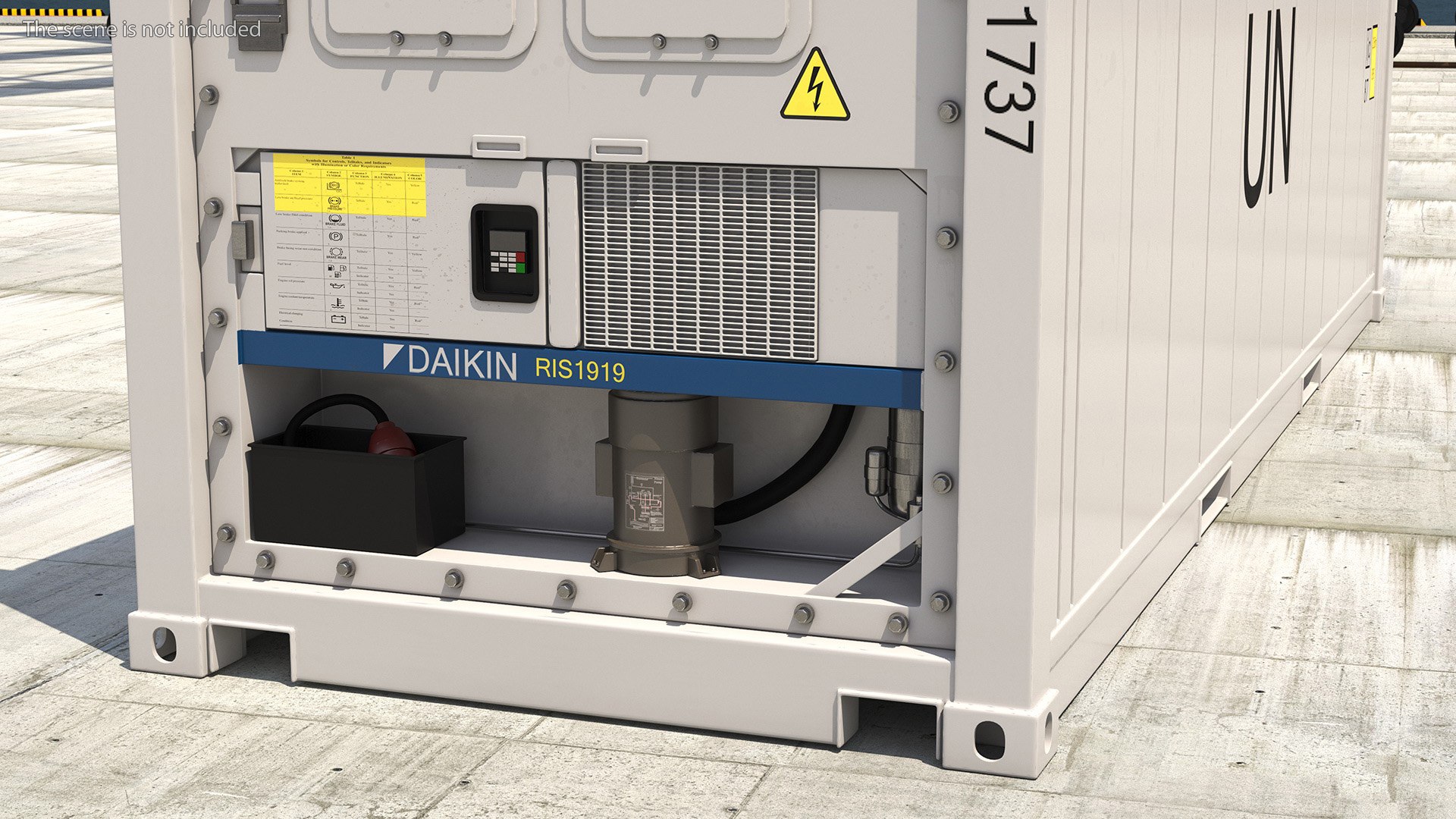 Refrigerated Sea Container 3D model - TurboSquid 2178962