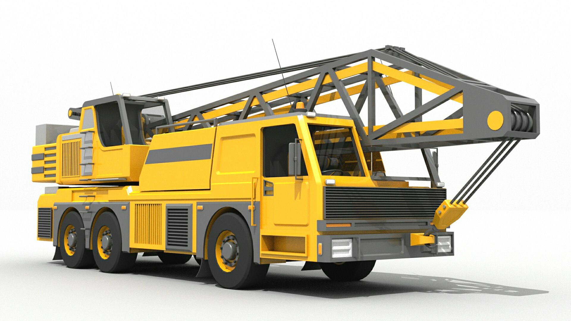 Crane construction 3D model - TurboSquid 1666172