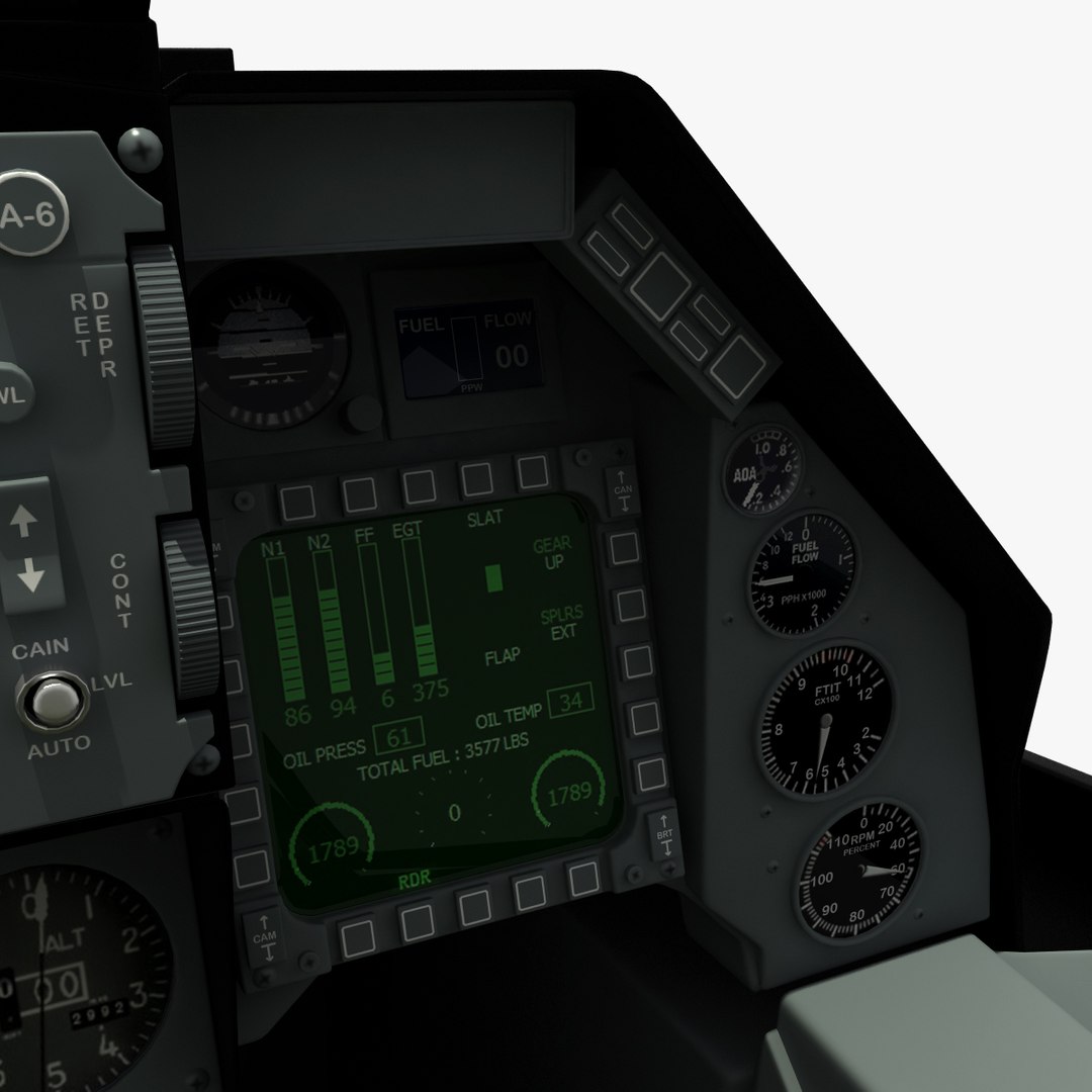 c4d f-16 cockpit