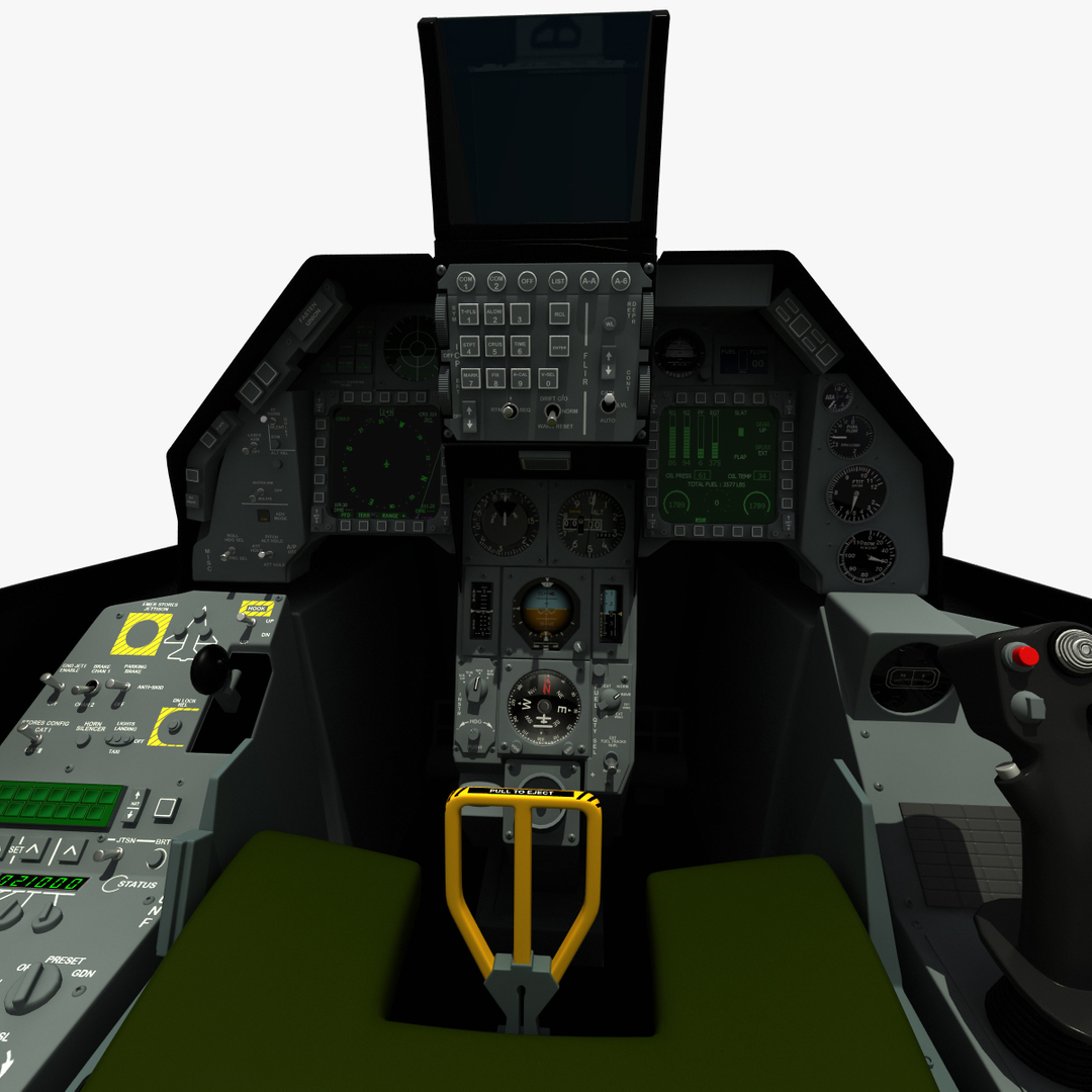 C4d F-16 Cockpit