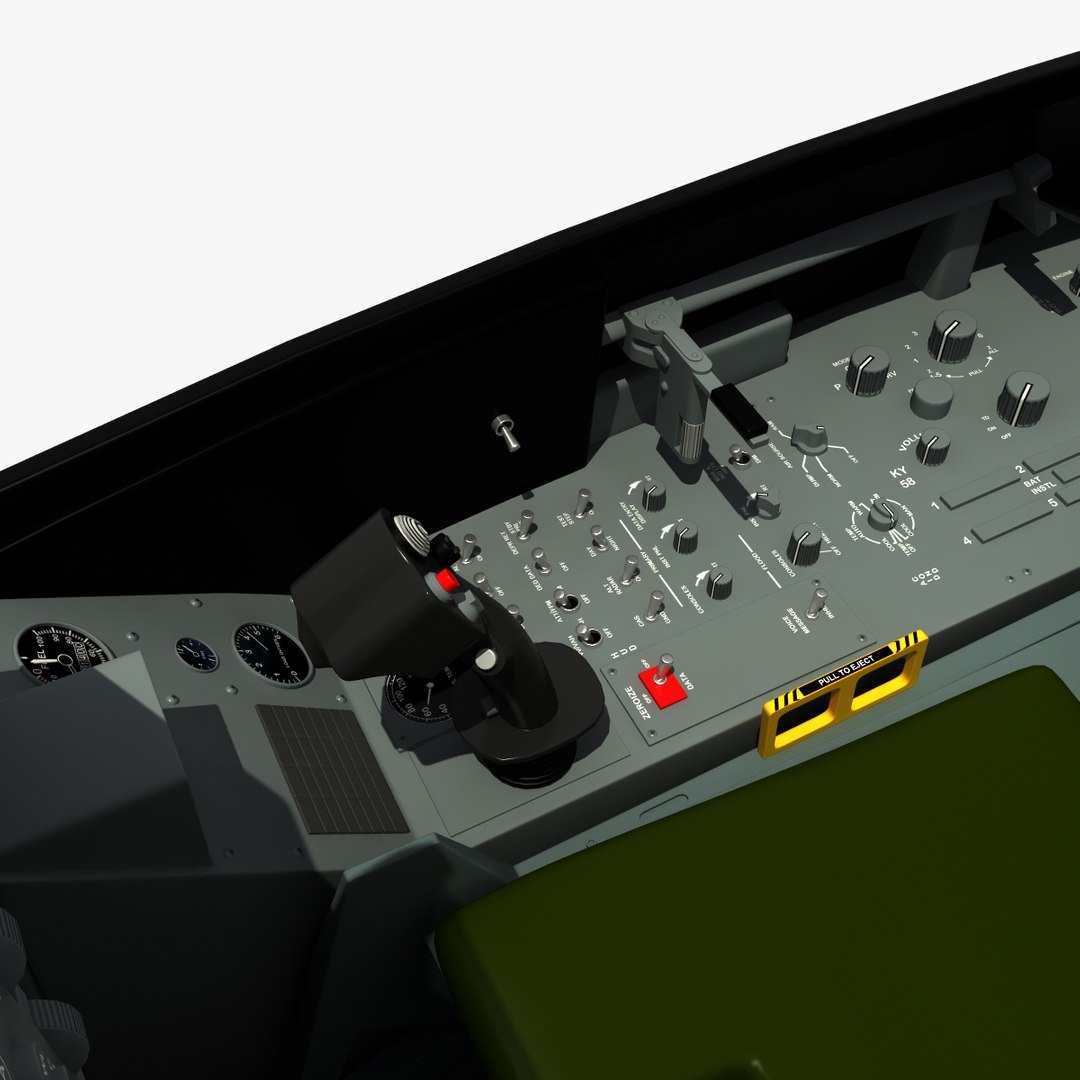 c4d f-16 cockpit