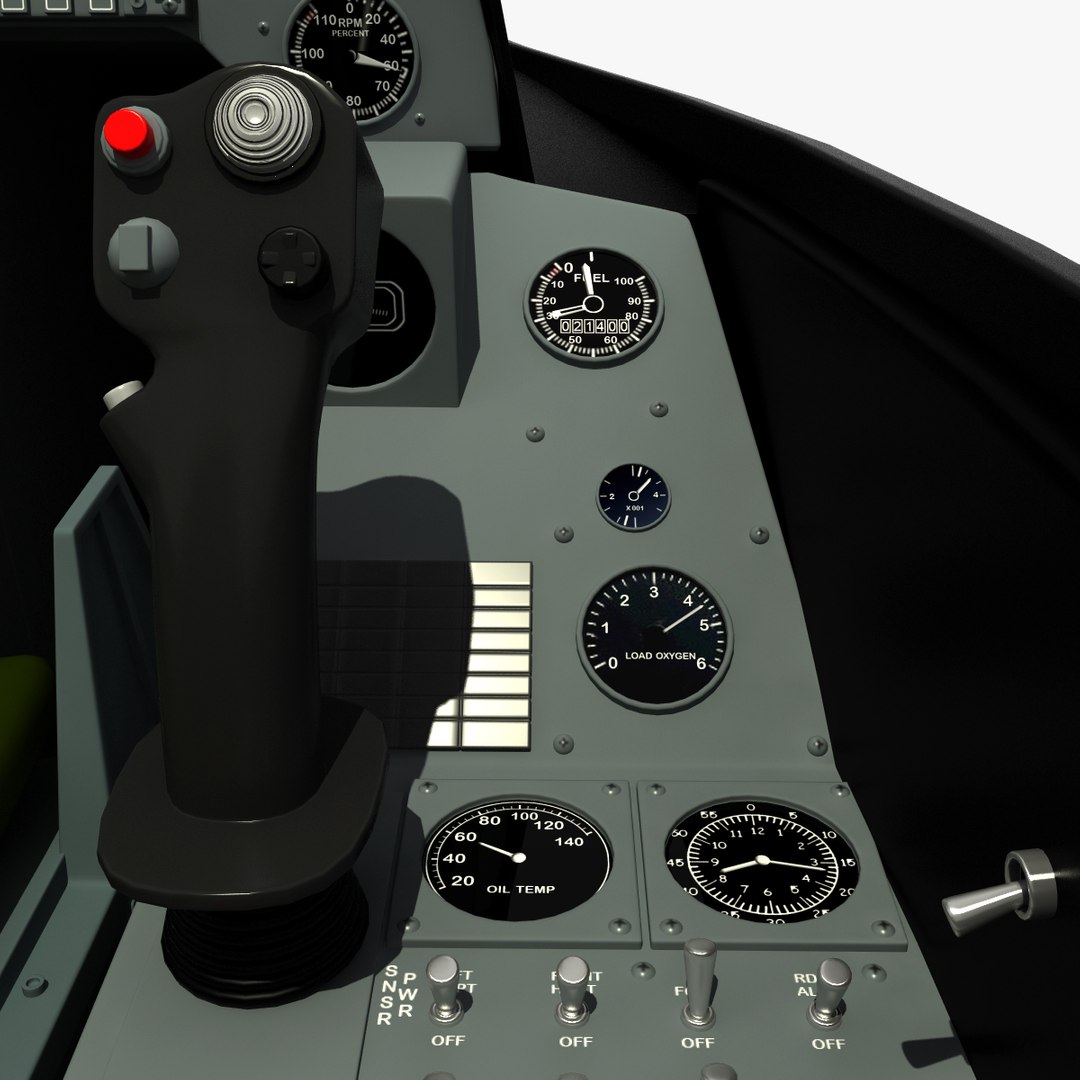 c4d f-16 cockpit