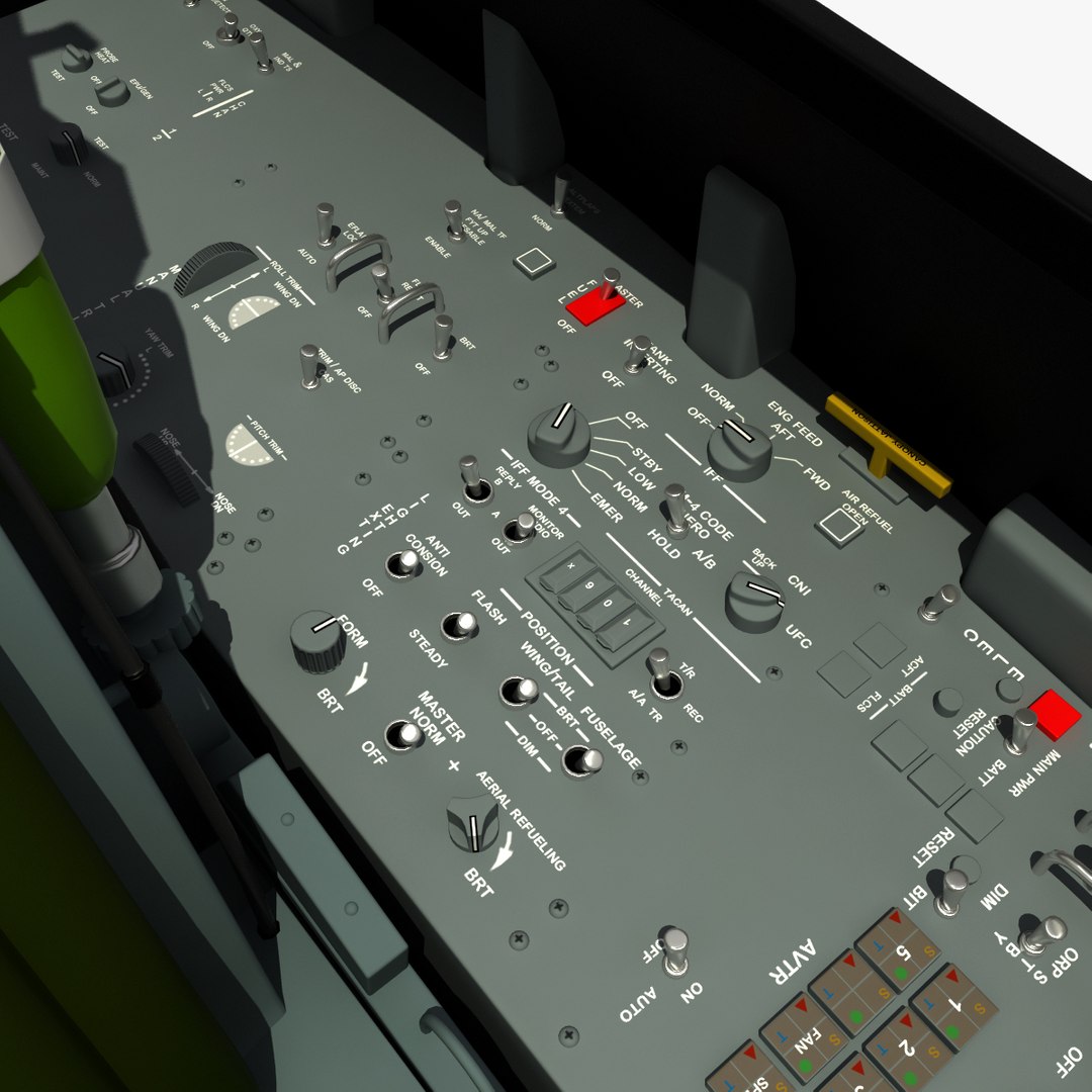 c4d f-16 cockpit