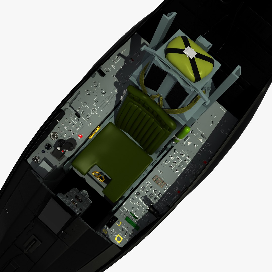 c4d f-16 cockpit