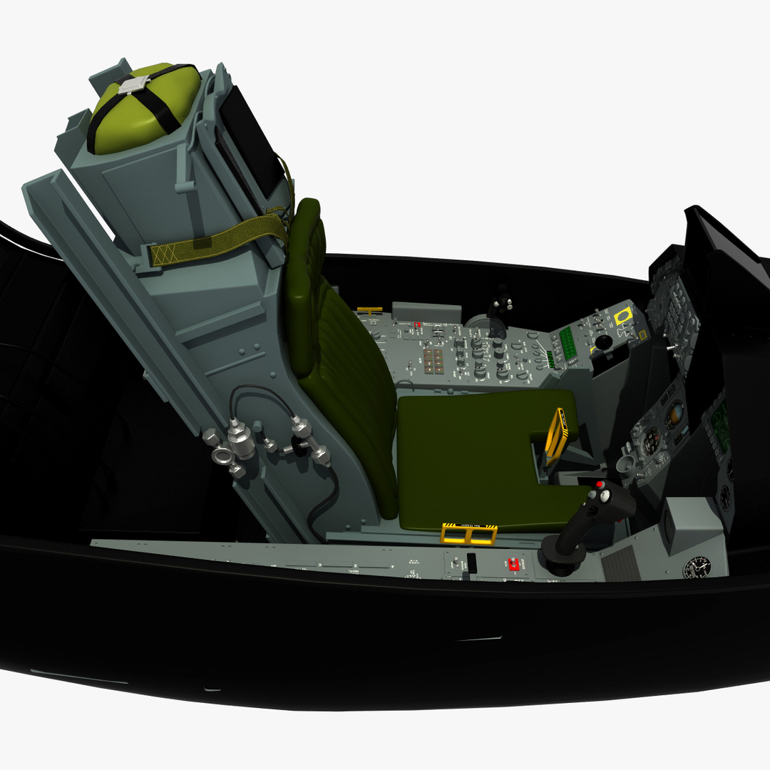 c4d f-16 cockpit