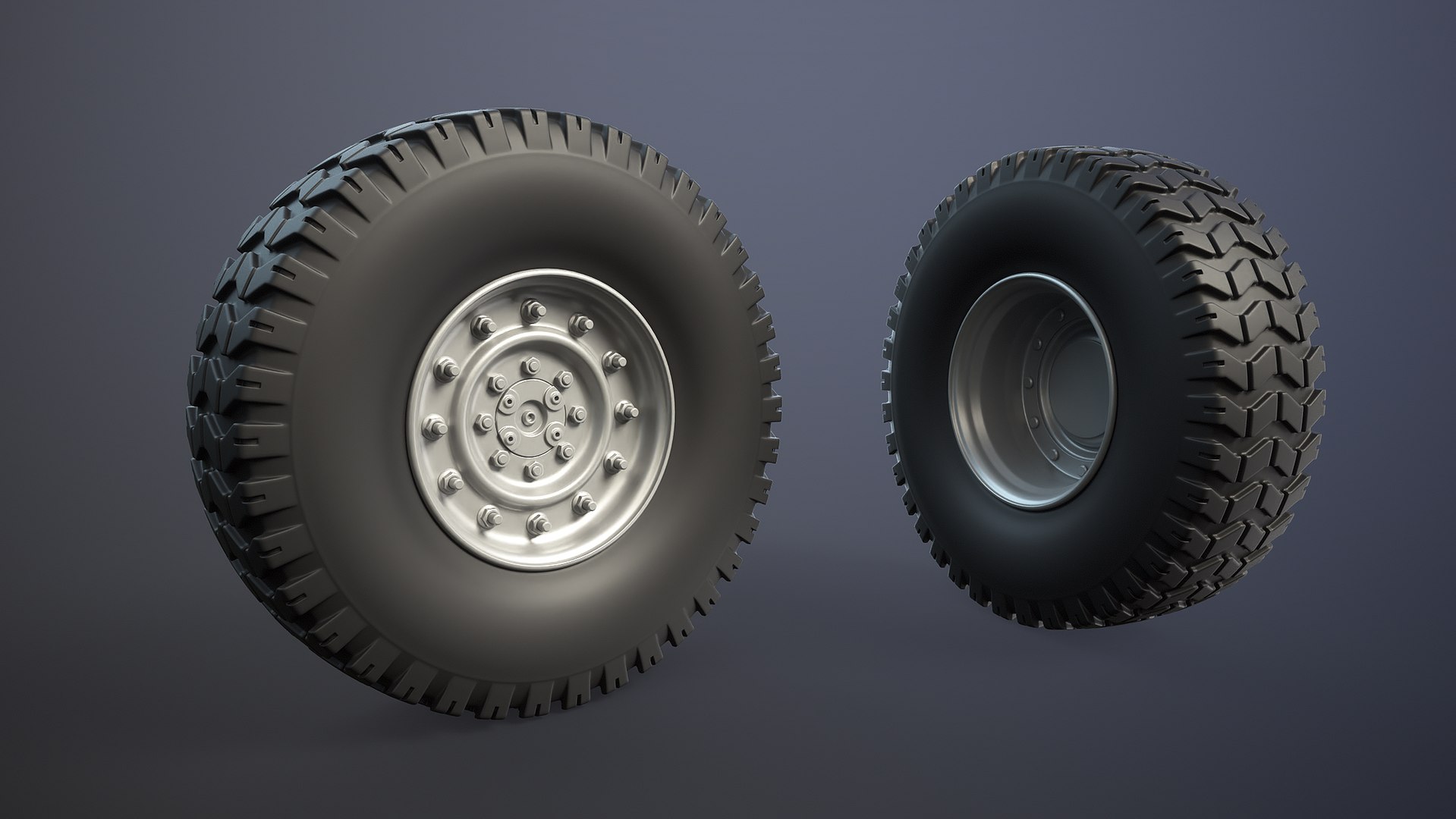 3D HMMWV M998 Wheel High-Poly Model - TurboSquid 2138165
