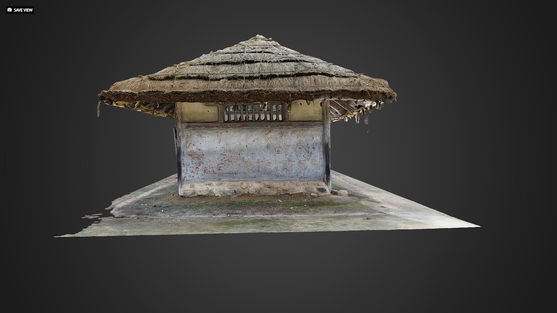 3D Model Thatched Roof House - TurboSquid 2020621