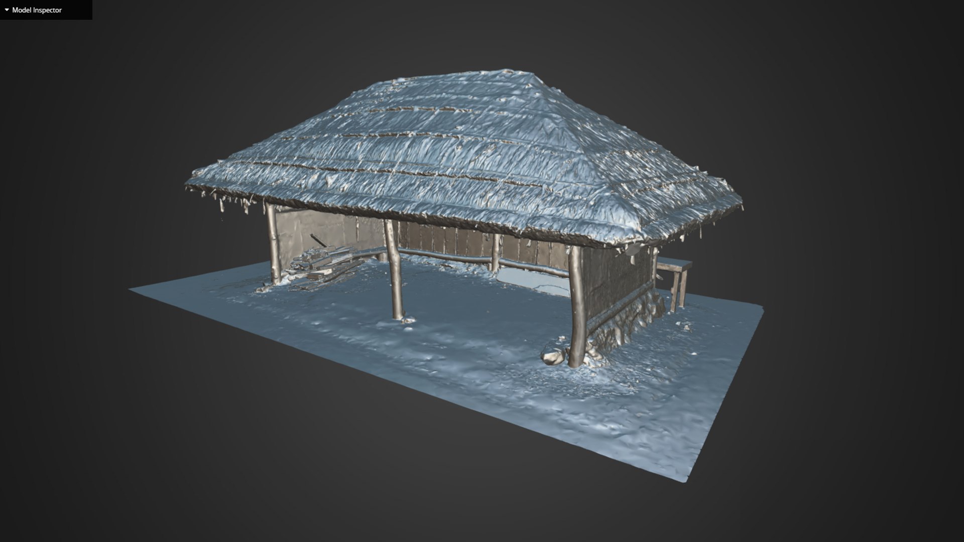3D Model Thatched Roof House - TurboSquid 2020621
