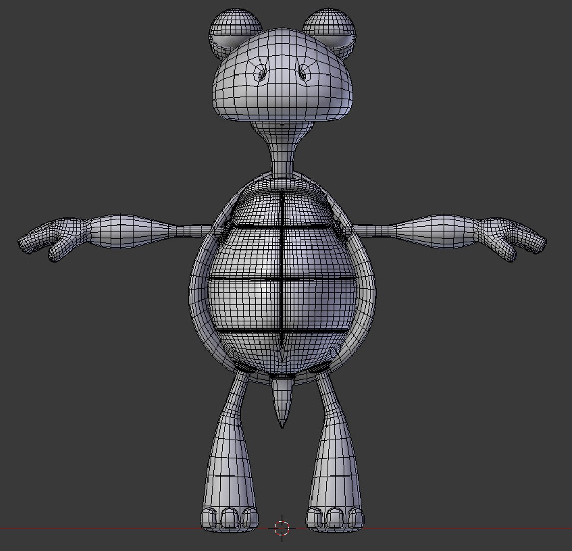 3D Cartoon Tortoise Model - TurboSquid 1325312