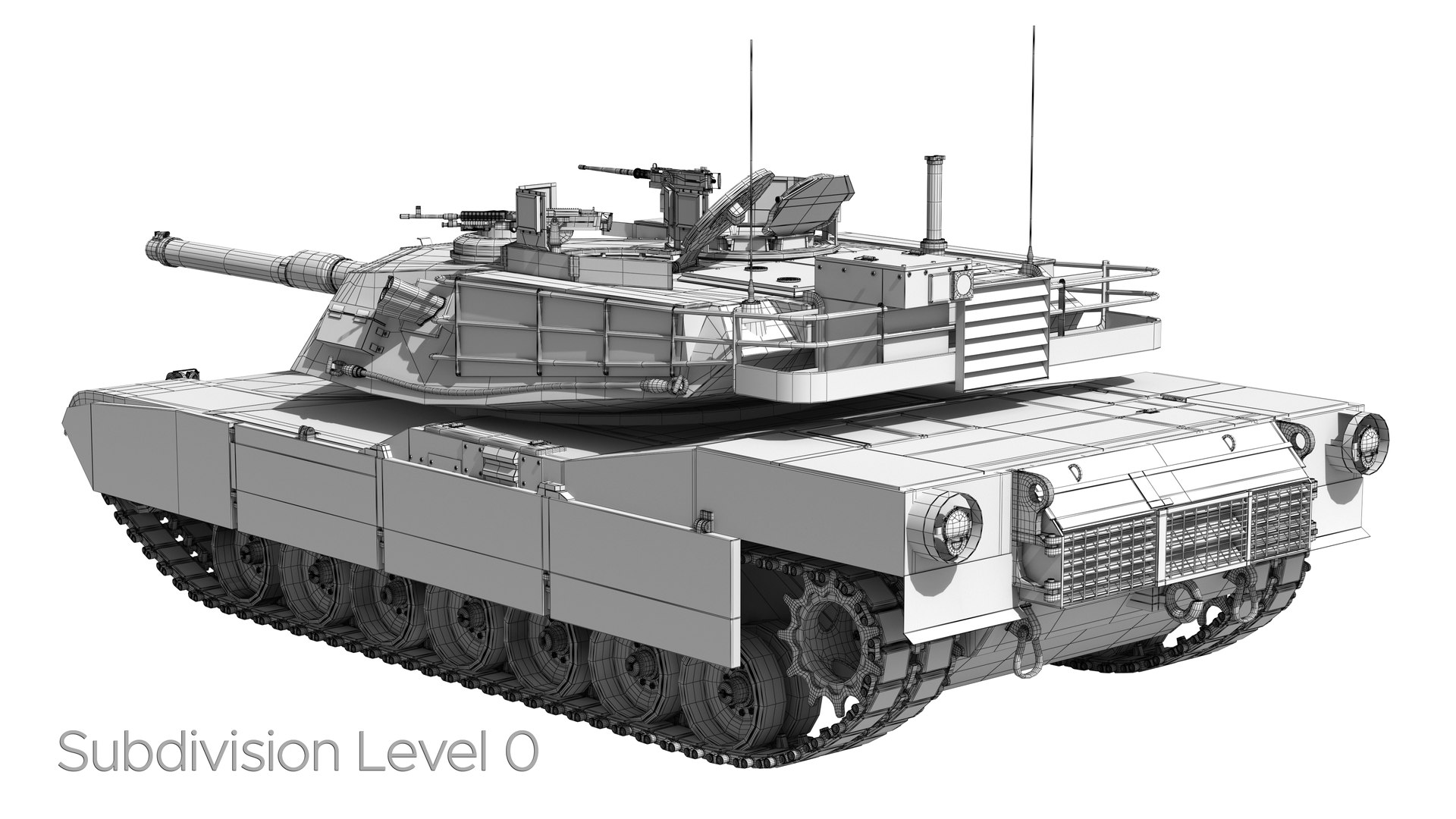M1A2 Abrams Rigged model - TurboSquid 2048356