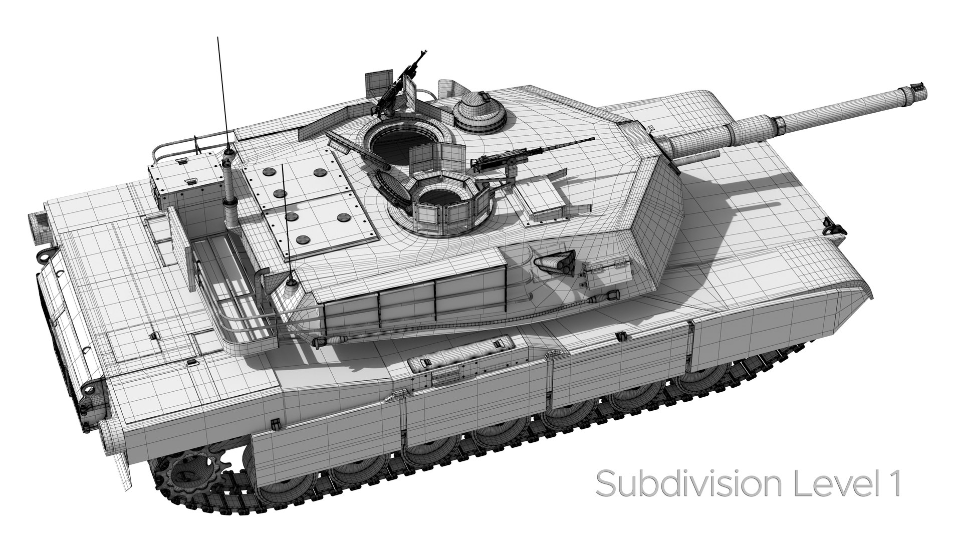 M1A2 Abrams Rigged model - TurboSquid 2048356