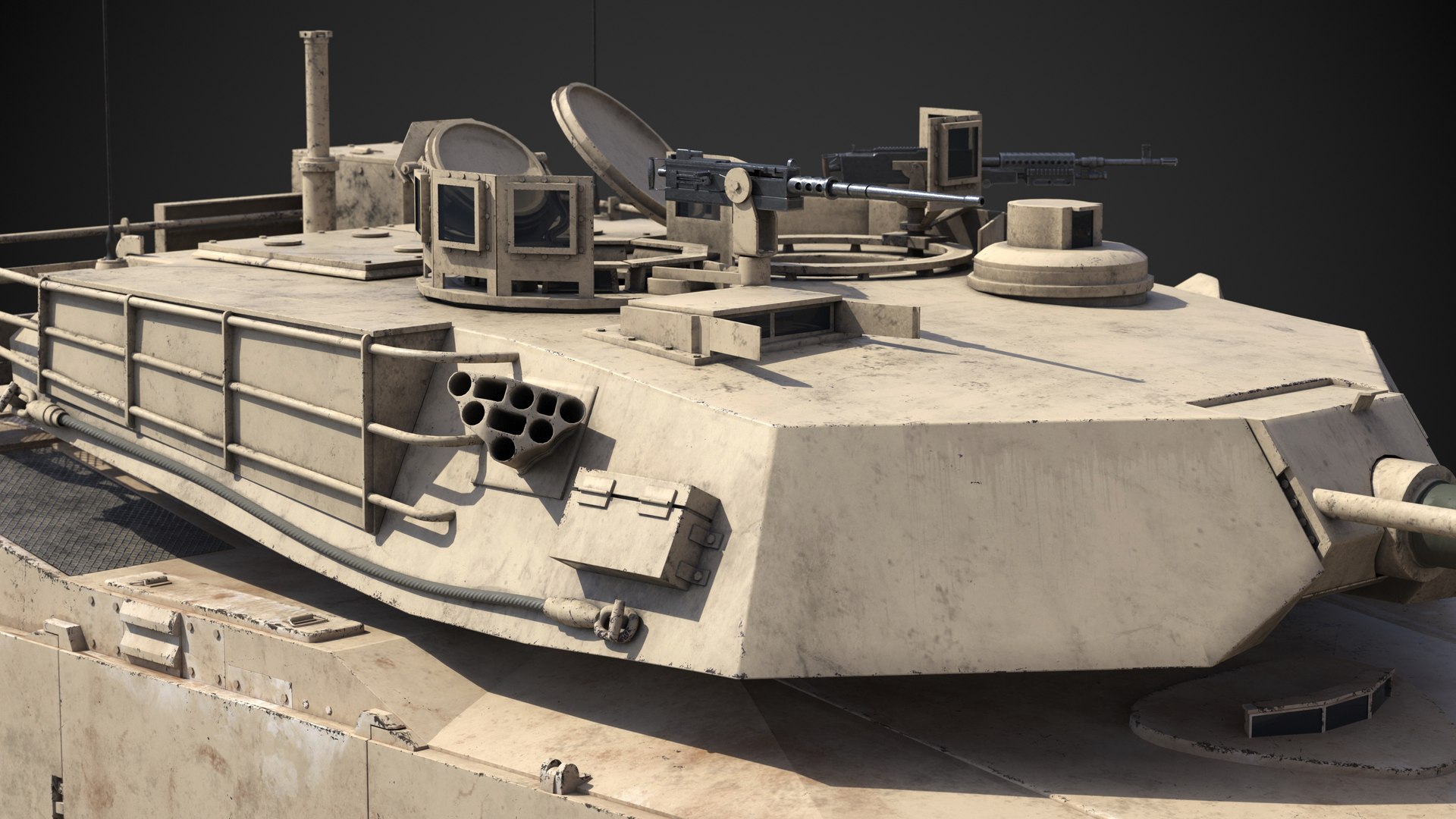 M1A2 Abrams Rigged model - TurboSquid 2048356
