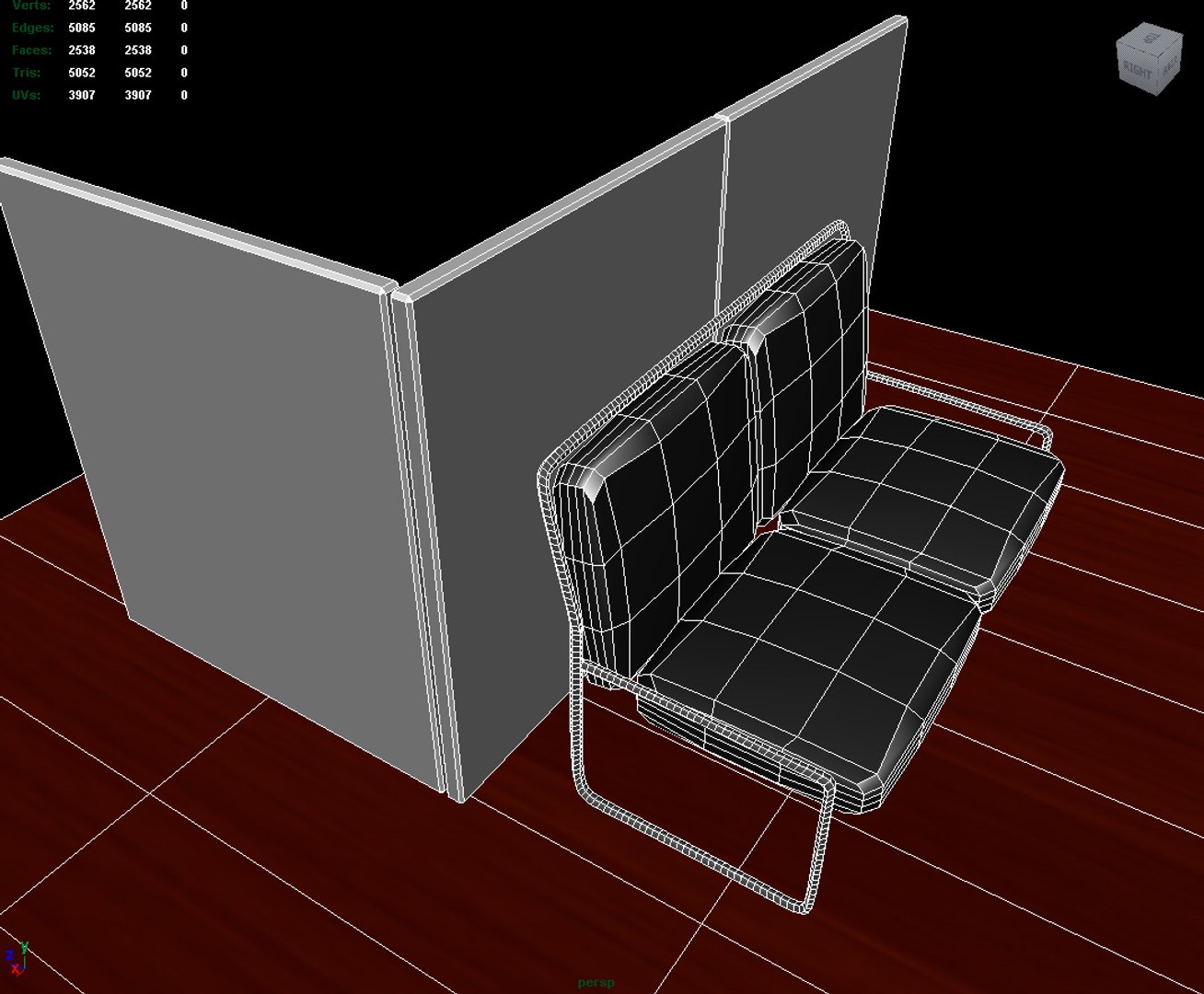 office filler objects chair 3d model