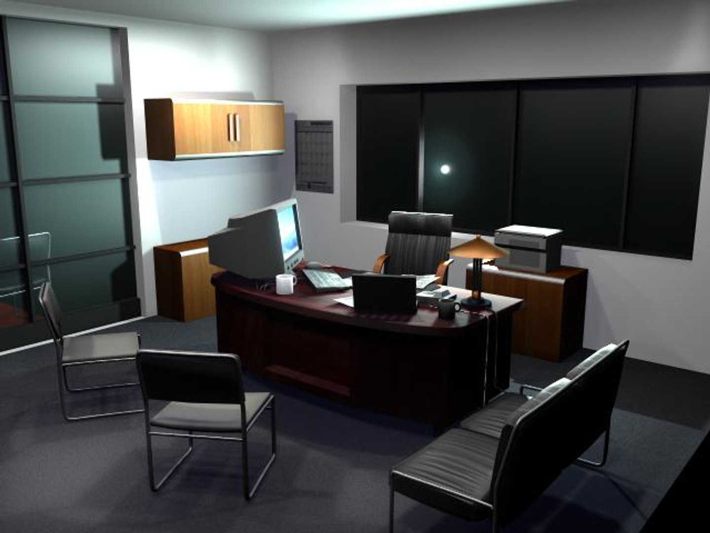 office filler objects chair 3d model