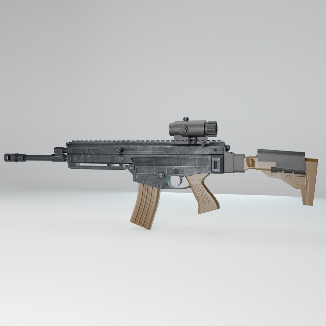 Assault Rifle 3D Model - TurboSquid 2221485