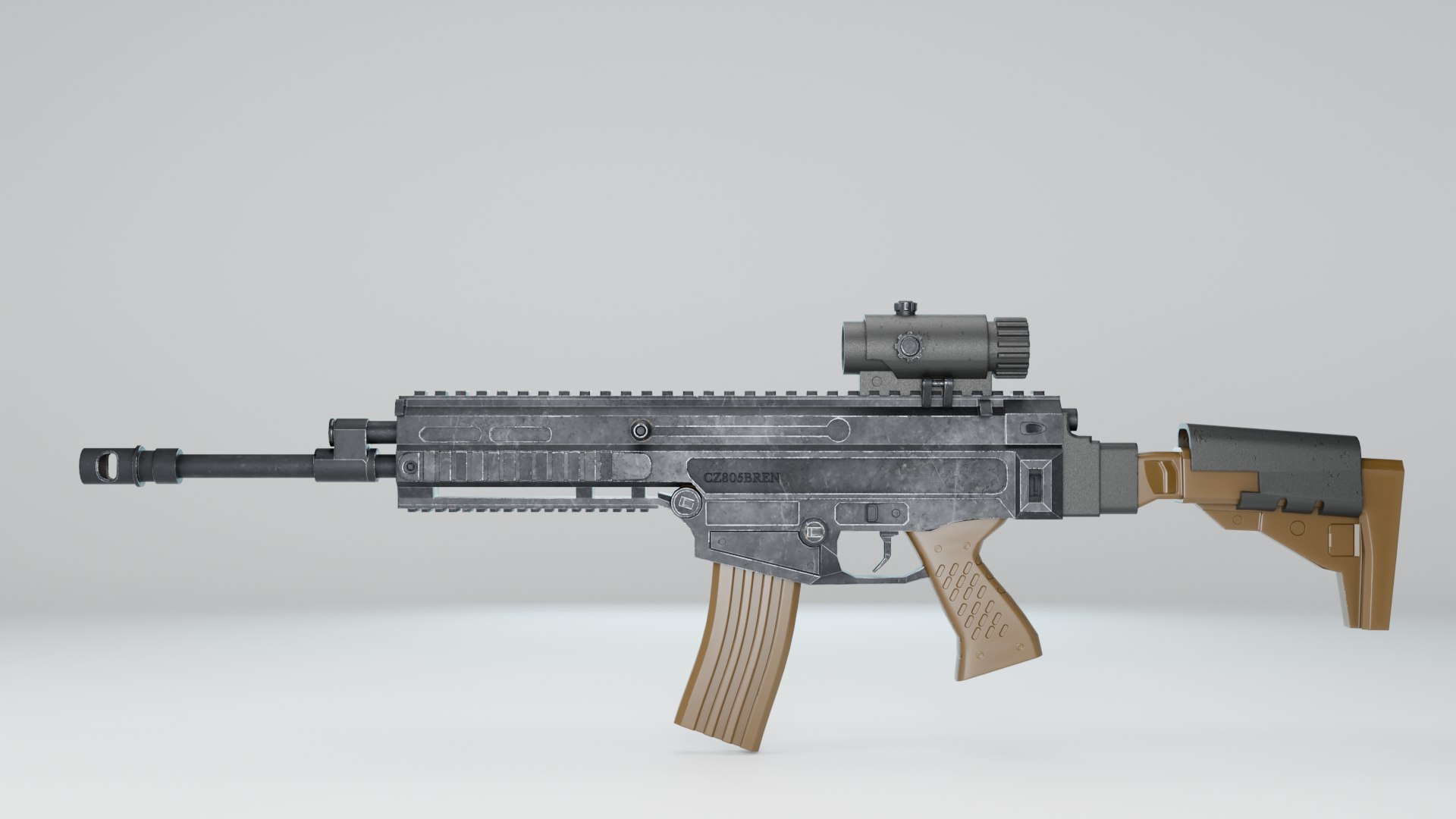 Assault Rifle 3D Model - TurboSquid 2221485