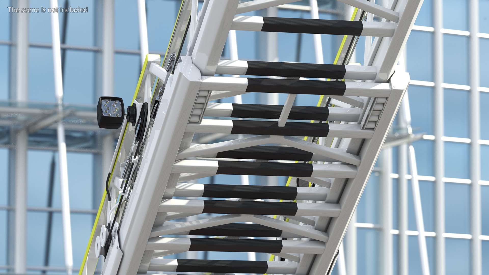 M32l turntable ladder rigged 3D model - TurboSquid 1708313