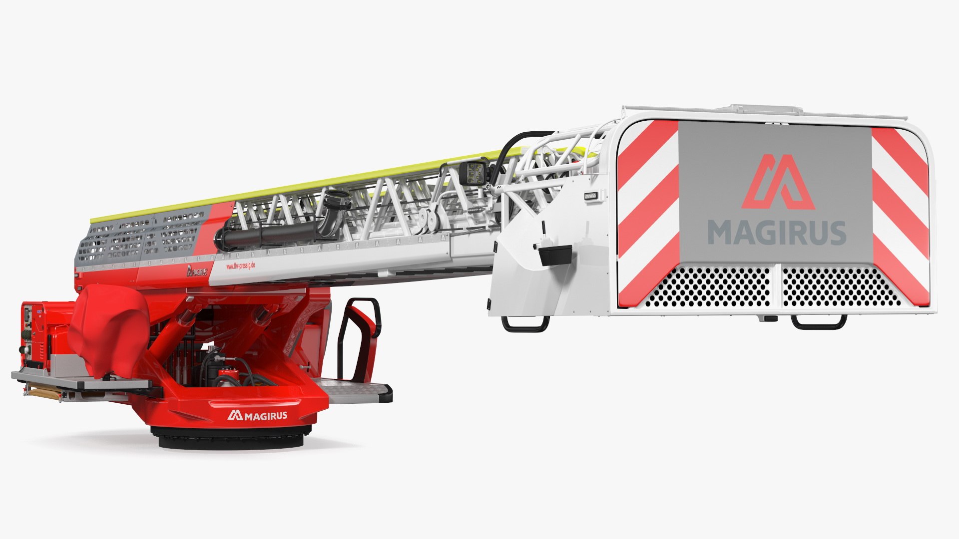 M32l turntable ladder rigged 3D model - TurboSquid 1708313