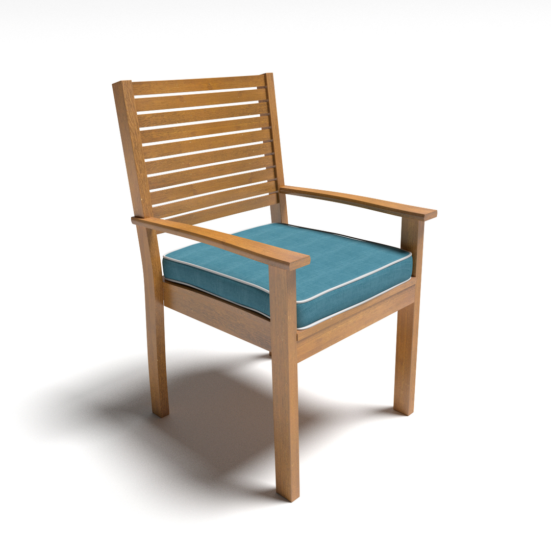 3d Model Of Patio Chair