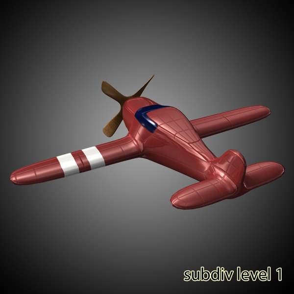 3D simple toy airplane model - TurboSquid 1193920