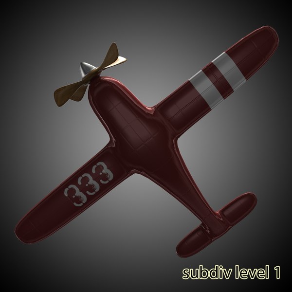 3D simple toy airplane model - TurboSquid 1193920