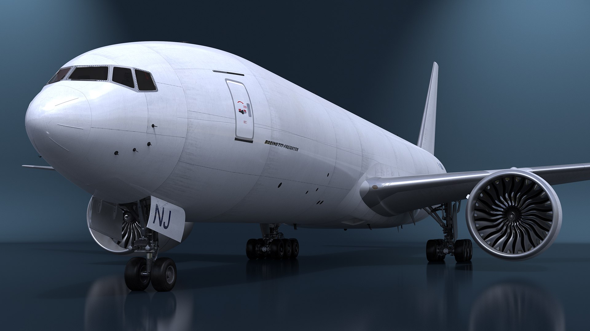 3D Commercial Freighter Airplane Boeing 777 - TurboSquid 2371468