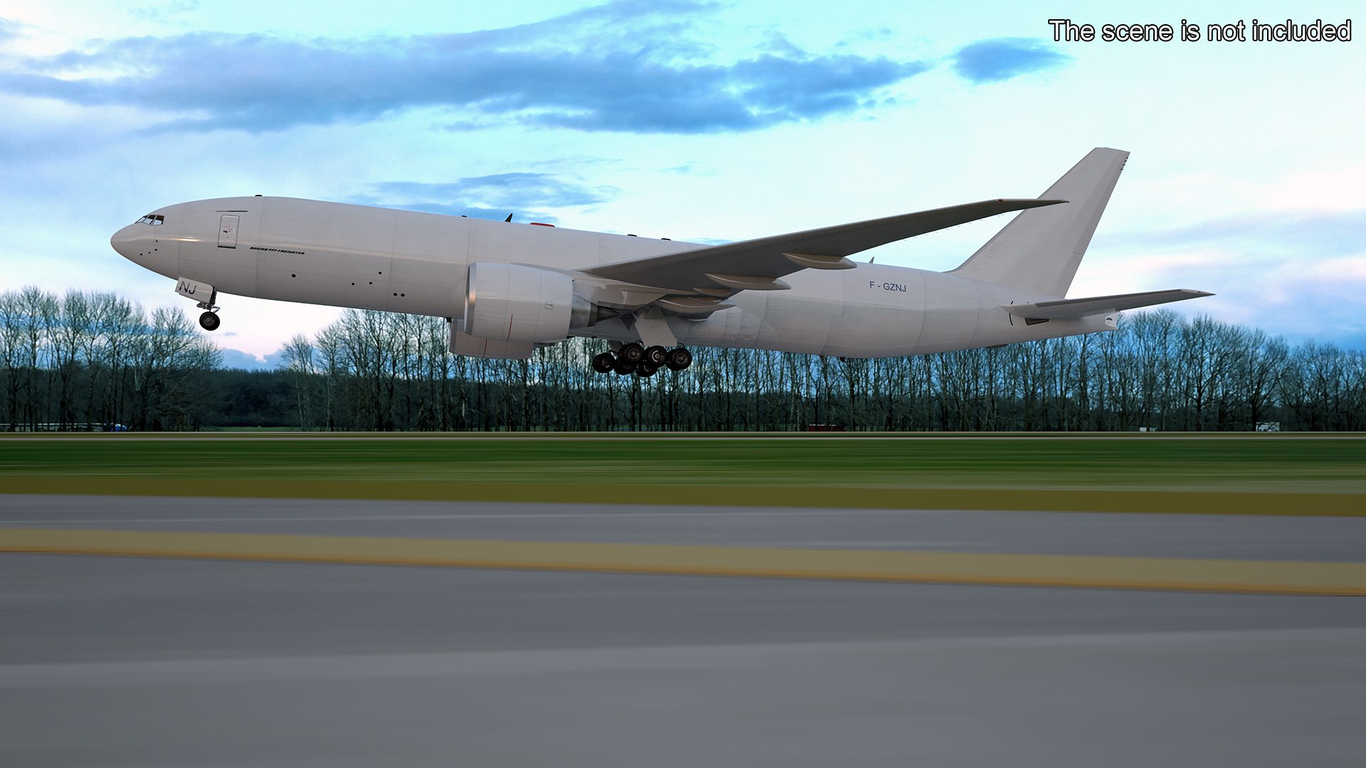 3D Commercial Freighter Airplane Boeing 777 - TurboSquid 2371468