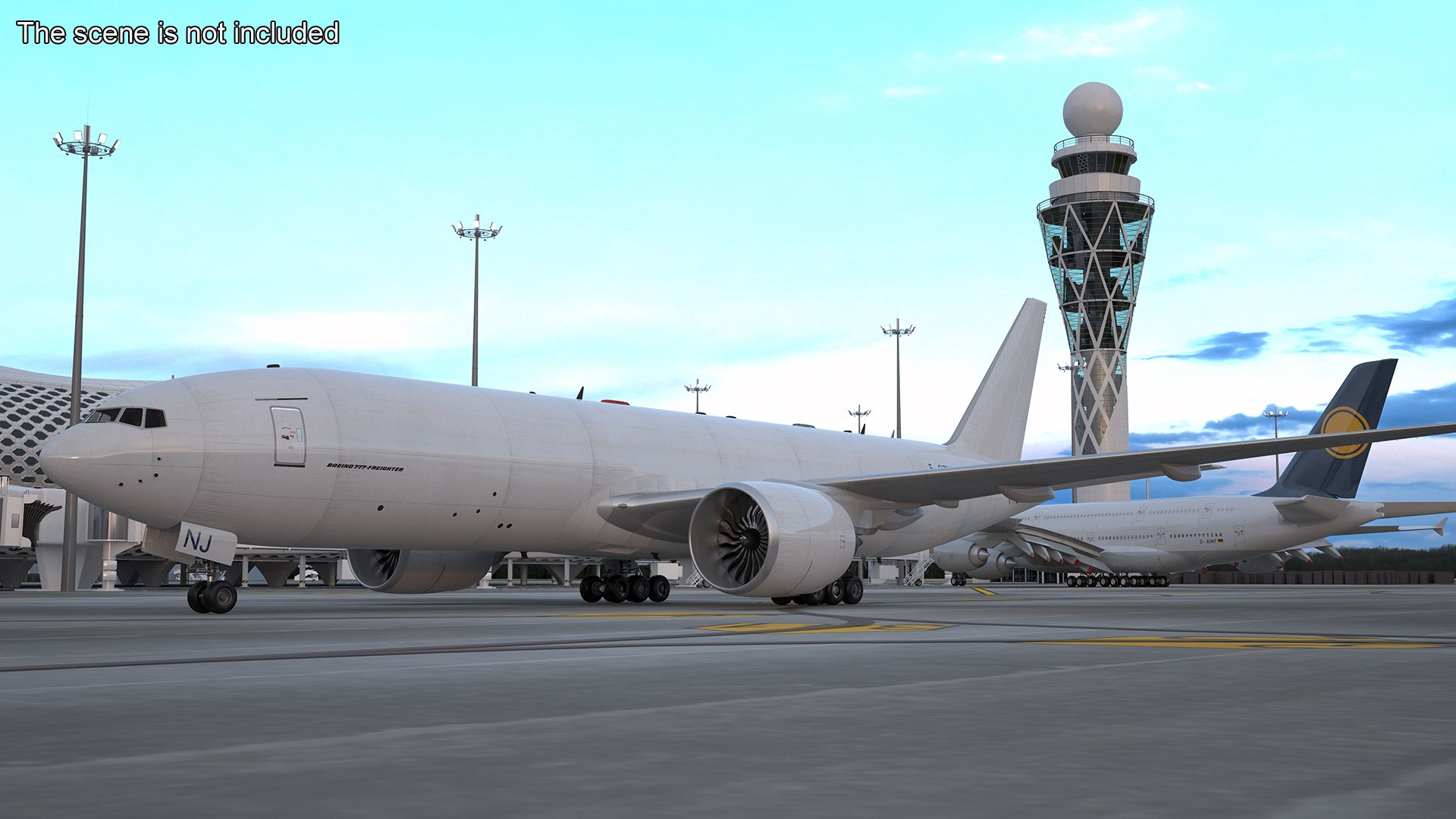 3D Commercial Freighter Airplane Boeing 777 - TurboSquid 2371468