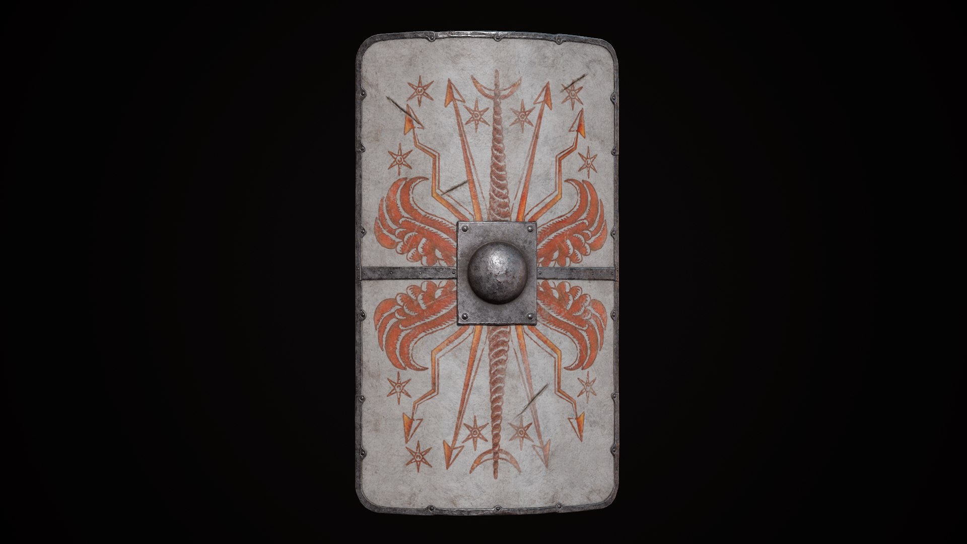 3D Model Roman Shield - Scutum A - TurboSquid 1971657