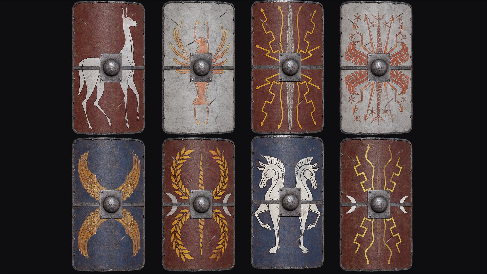 3D Model Roman Shield - Scutum A - TurboSquid 1971657