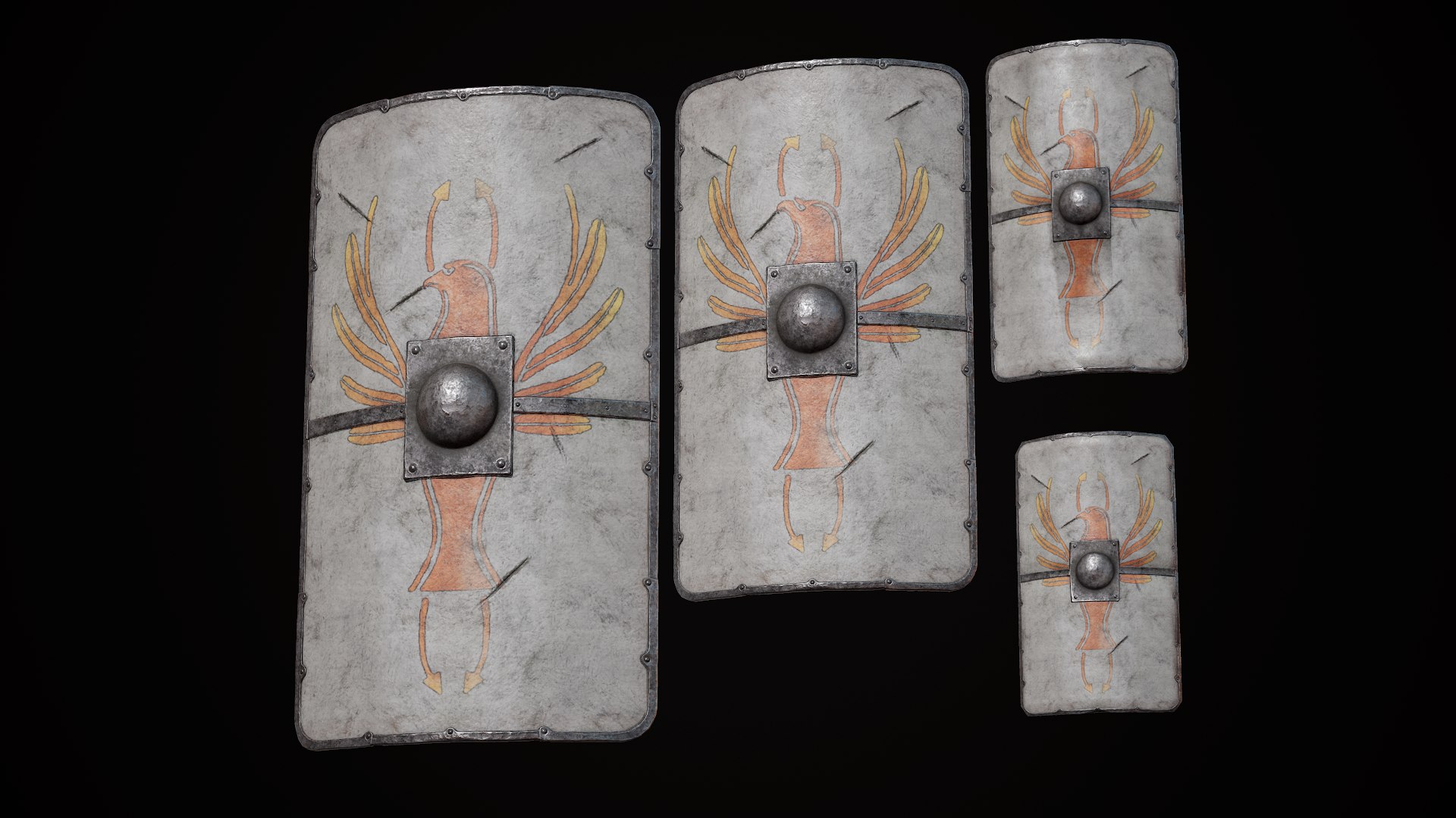 3D Model Roman Shield - Scutum A - TurboSquid 1971657